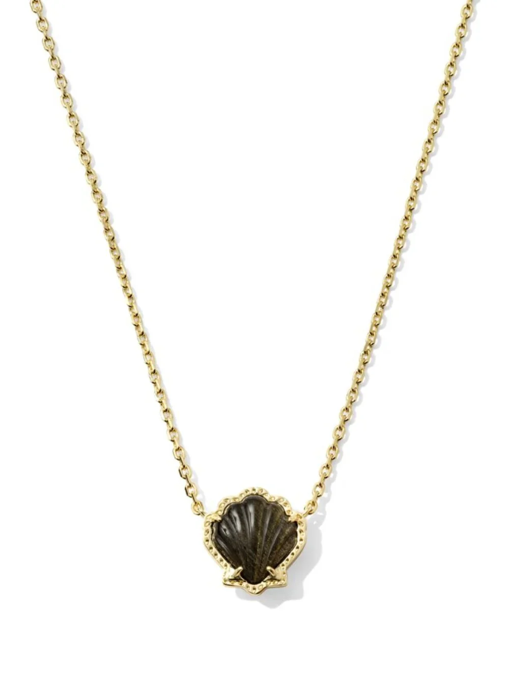 Kendra Scott | Jewelry | Kendra Scott Brynne Gold Shell Short Pendant ...